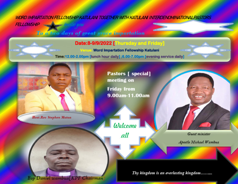 Word Impartation Fellowship Katulani Together With Katulani Pastors ...