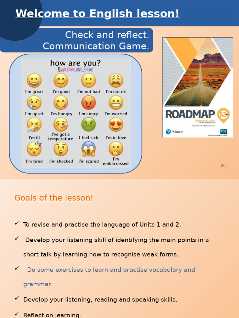 Roadmap 2+ 10. Lesson Unit1-2 - Review - Listening Skills ...