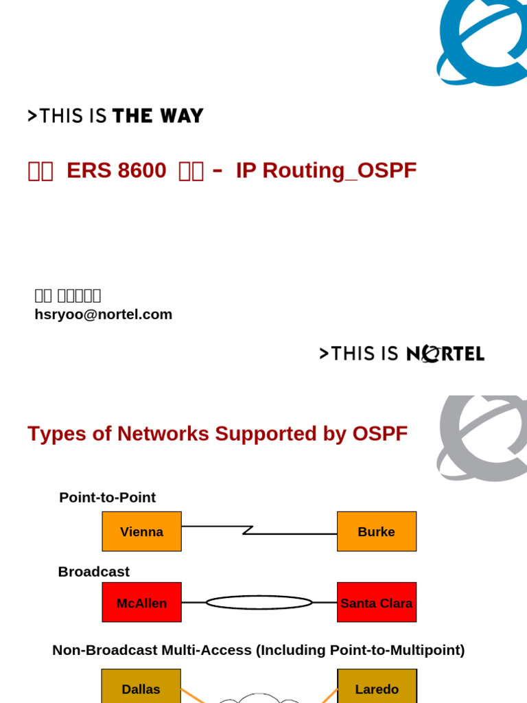 Ers 8600 Edu - 4-2 (1) .Ospf | PDF | Network Architecture | Computer Science