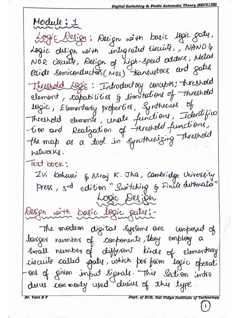 DS & FAT Module 1 Notes | PDF DS & FAT Module 1 Notes | PDF