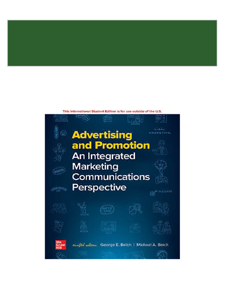 Full Advertising and Promotion: An Integrated Marketing Communications ...