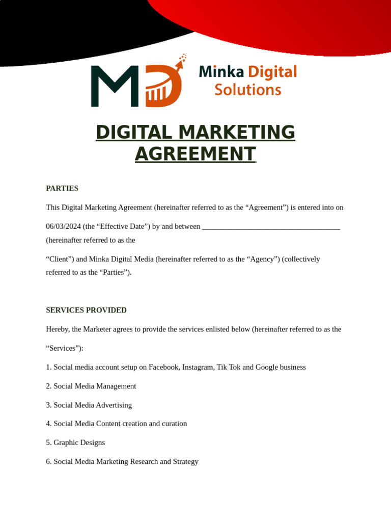 Minka Digital Agreement Form | PDF | Intellectual Property | Trade Secret