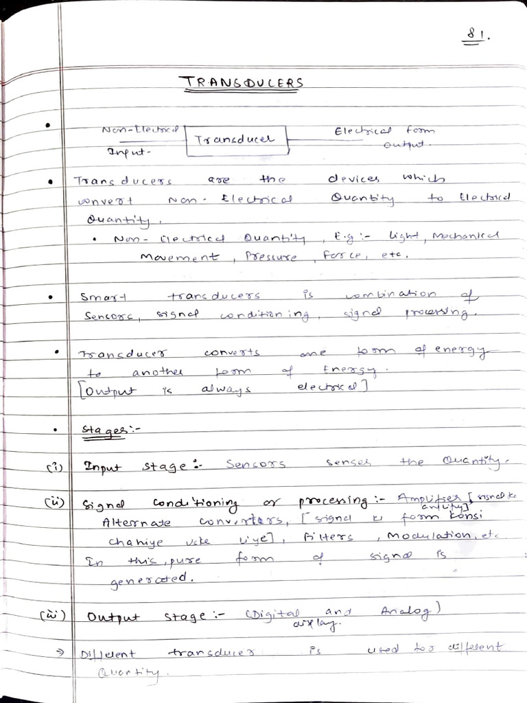 Transducer Emi Notes | PDF