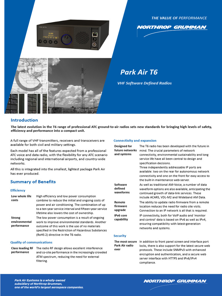 Park Air VHF t6 Radios | PDF | Radio | Transmitter