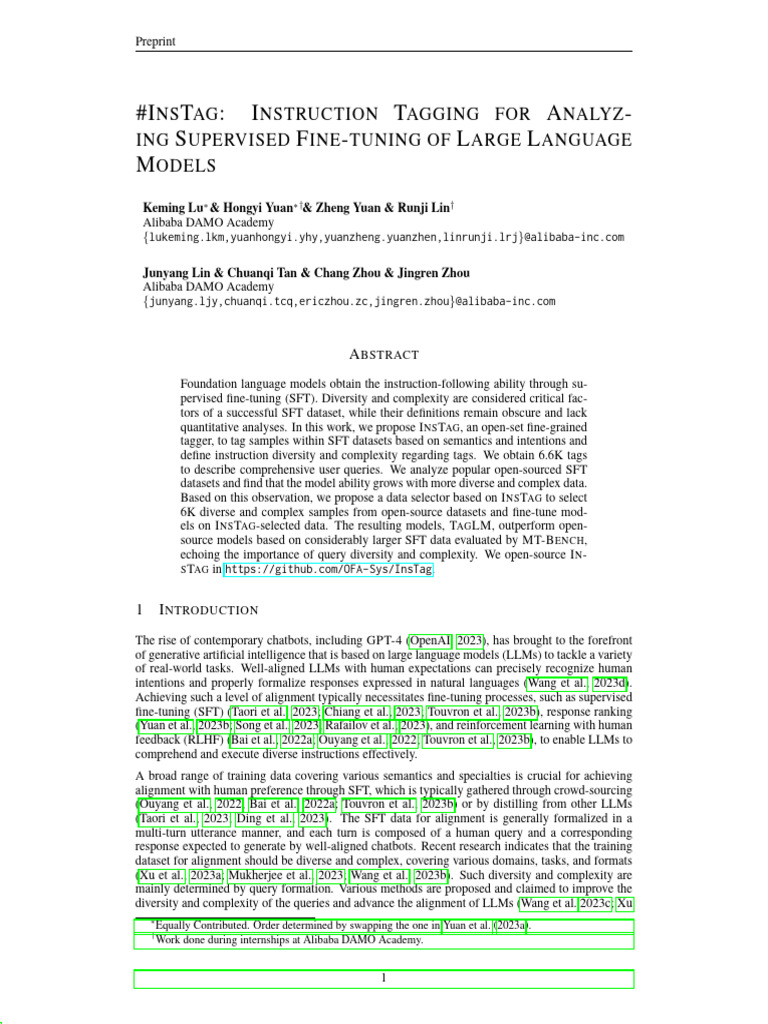 Instruction Tagging for LLMs | PDF | Annotation | Computing