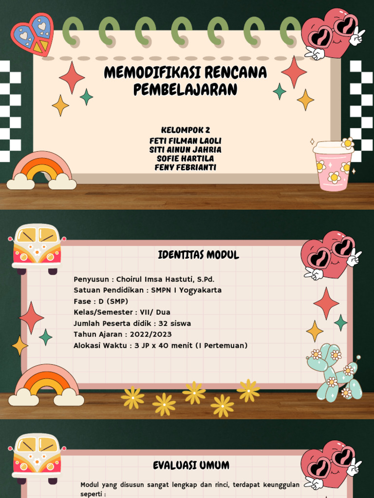 Salindia UTS Memodifikasi Rencana Pembelajaran - Kelompok 2 | PDF