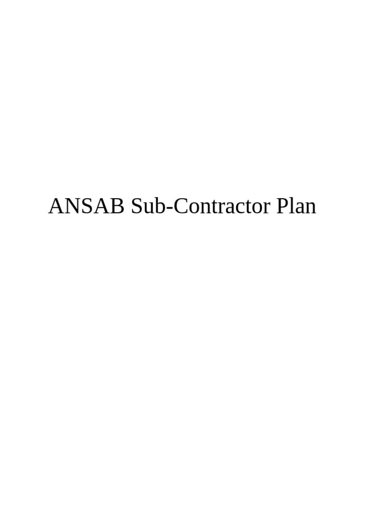 Subcontractor Management Guide | PDF | Liability Insurance | Insurance
