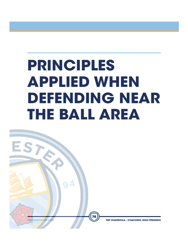 Soccer Tutor Pep Pressing Tactical Situation 5 | PDF | Defender ...