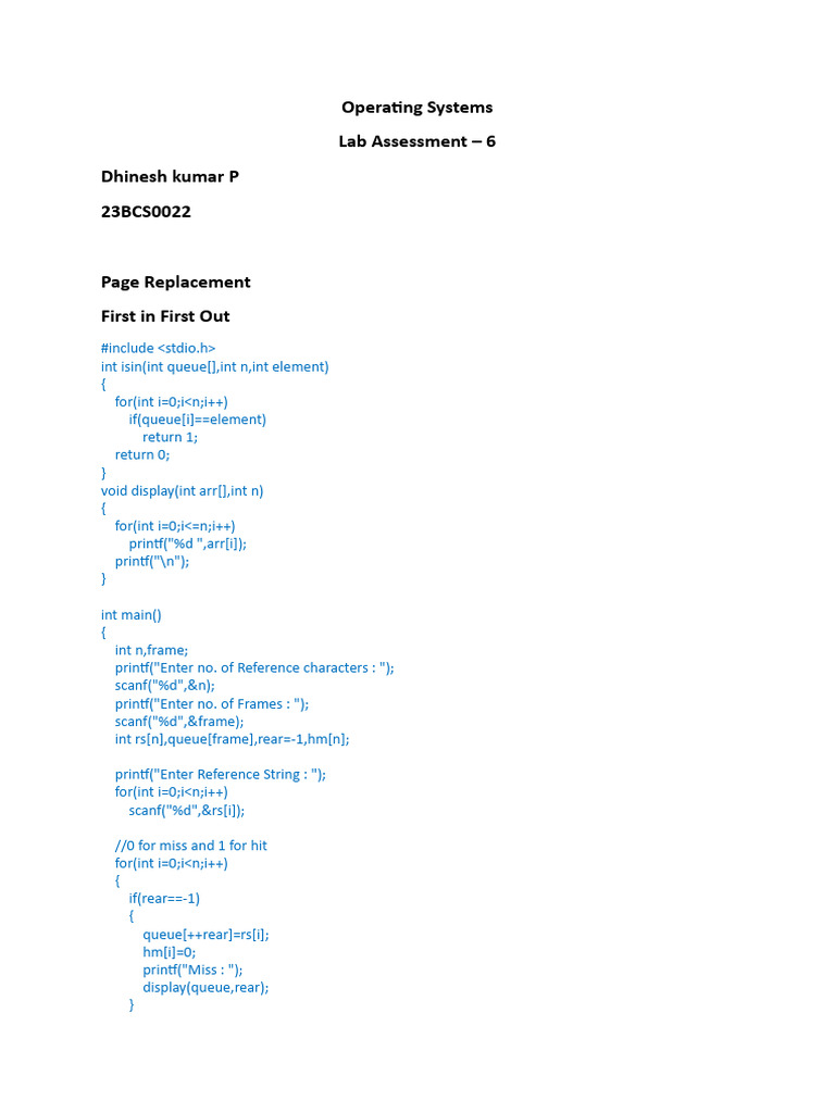 Os Lab Ass-6 | PDF | Computer Data | Software Engineering