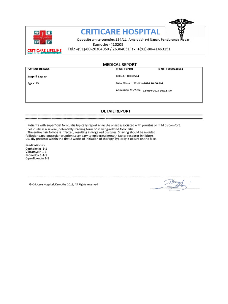 Medical Bill | PDF