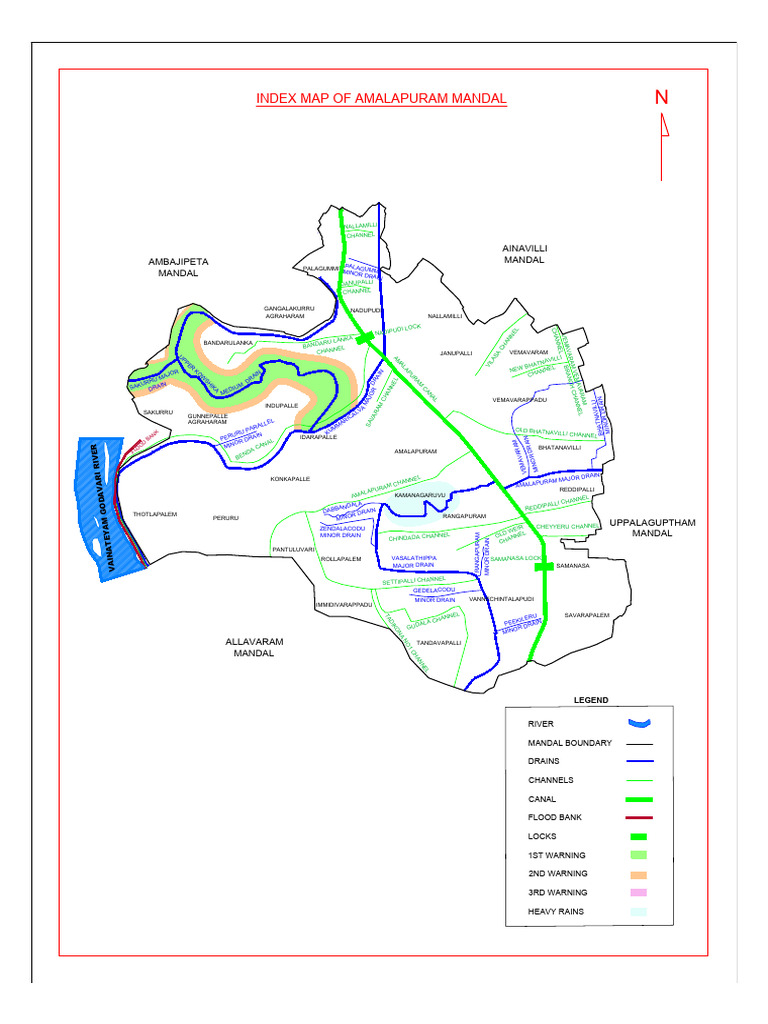Amalapuram Mandal Map | PDF