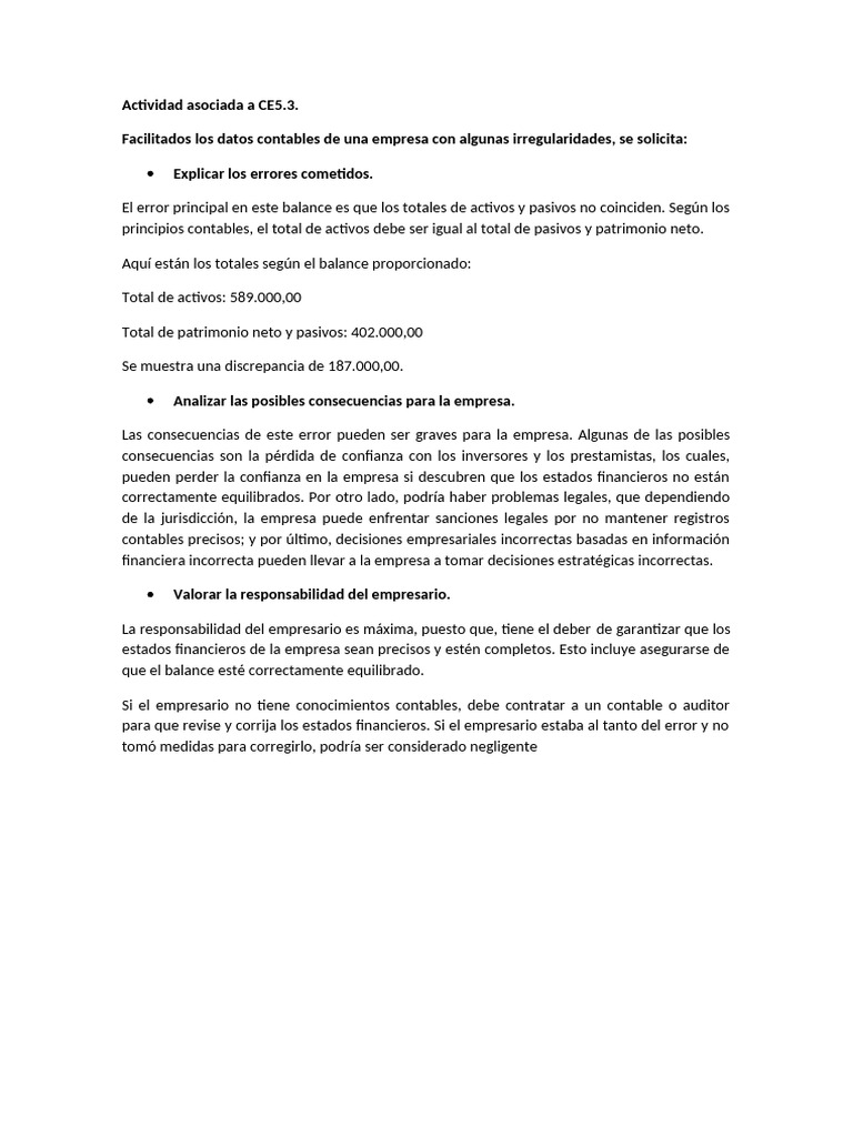 Actividad Asociada A CE5.3 | PDF
