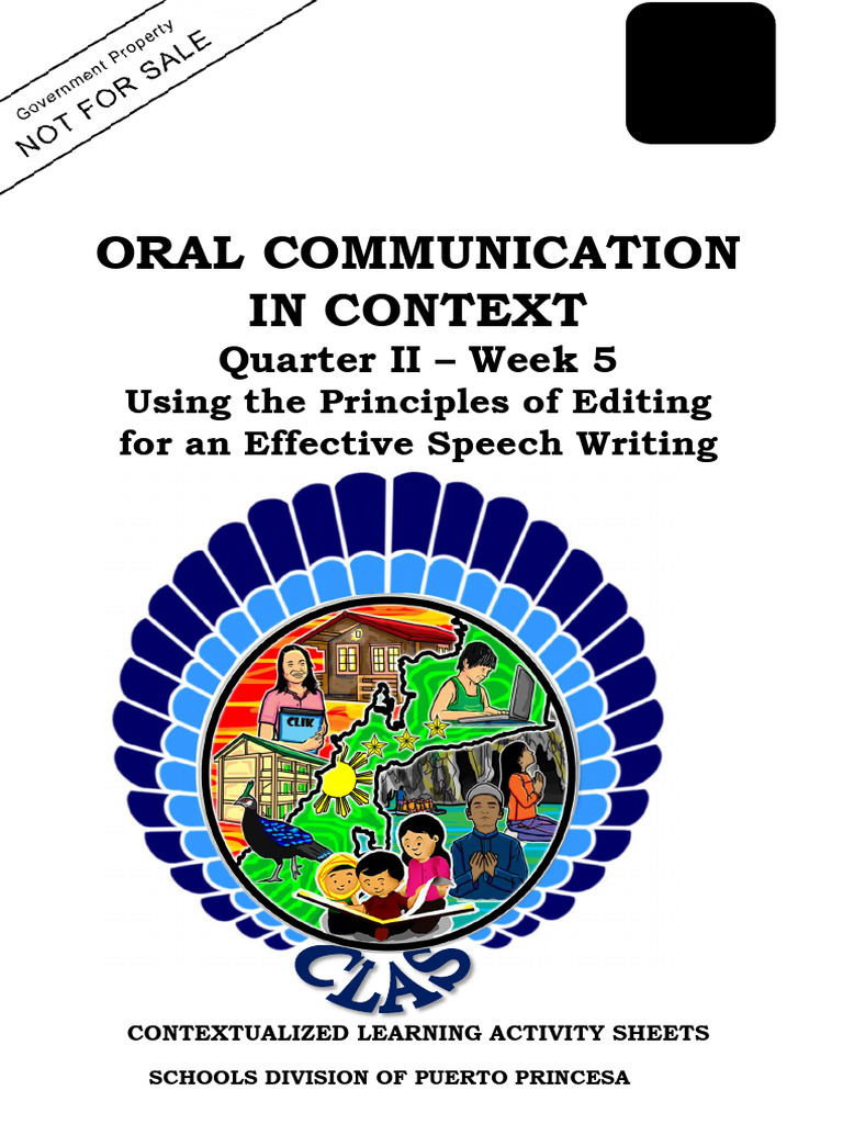 Using The Principles of Editing For An Effective Speech Writing | PDF ...