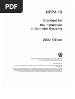 Nfpa 16 | PDF | Fire Sprinkler System | Pump