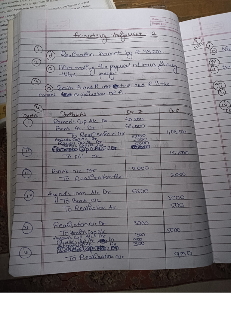 Accounts Assignment | PDF