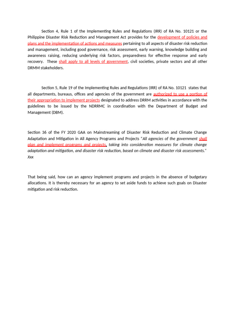 Budgetary Requirements | PDF