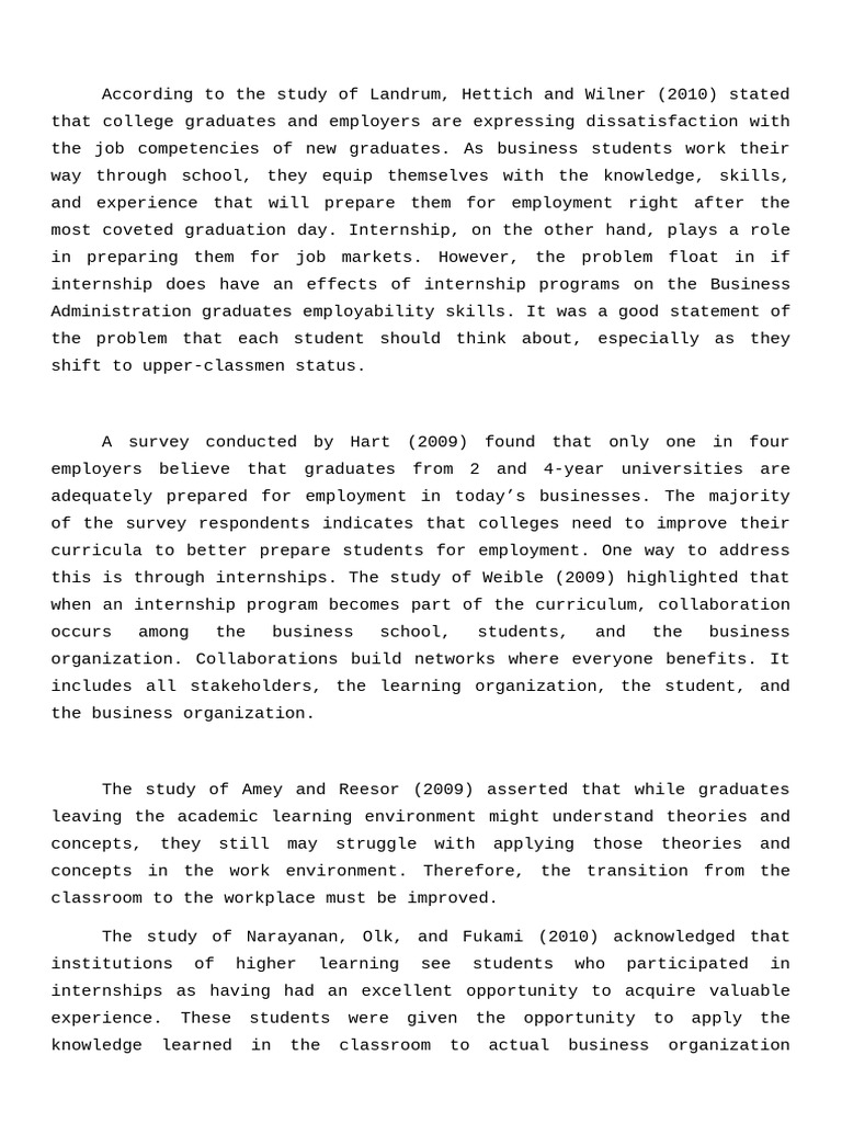 Sample Thesis | PDF | Apprenticeship | Employment