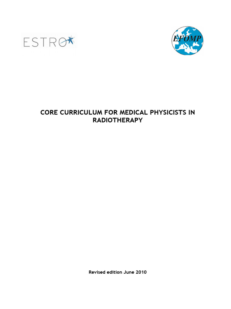 AAPM - Formacion en RT | PDF | Medical Physics | Radiation Therapy