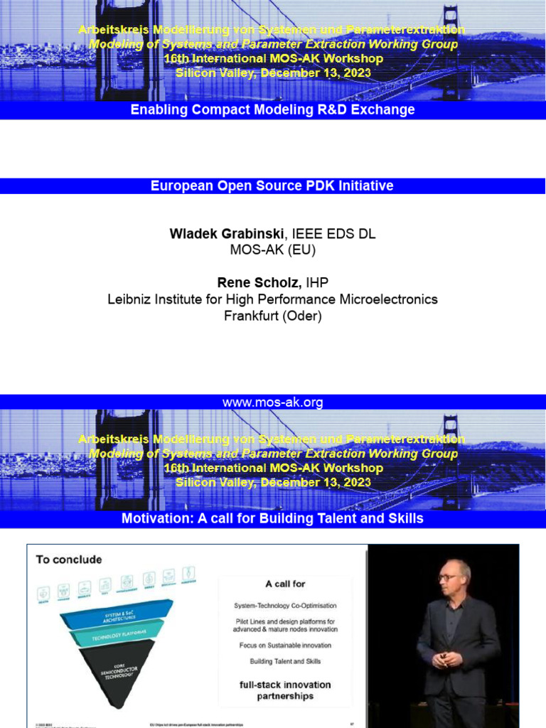 Enabling Compact Modeling R&D Exchange | PDF | Spice | Electronic Design Automation