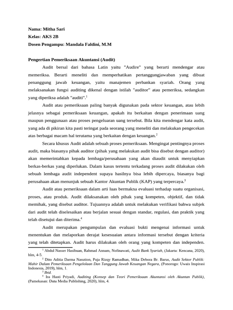 Definisi Audit (AutoRecovered) | PDF