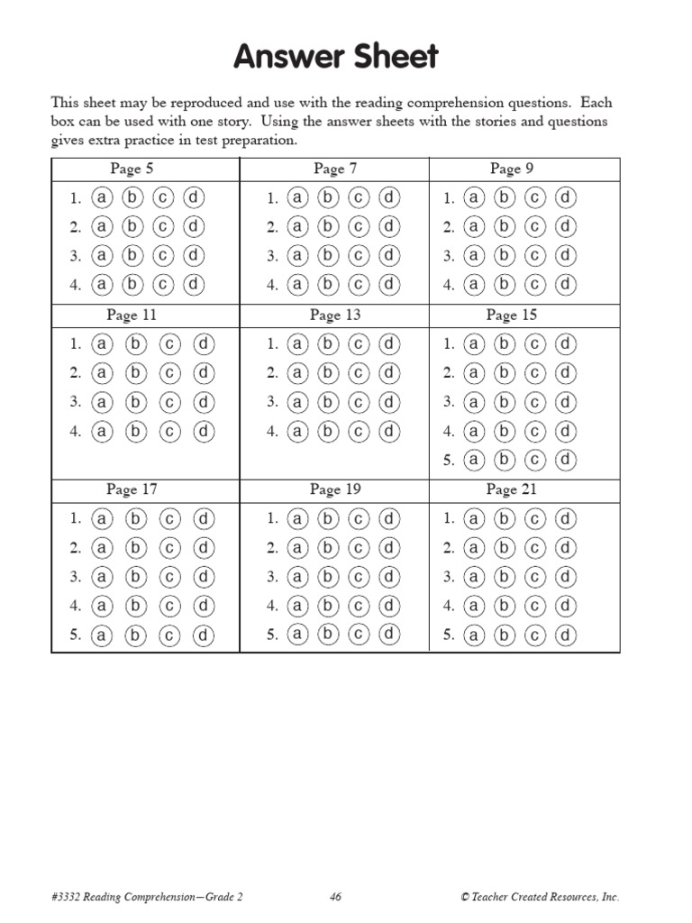 Reading Comprehension Grade 2 Standard E-Book | PDF | Reading (Process ...