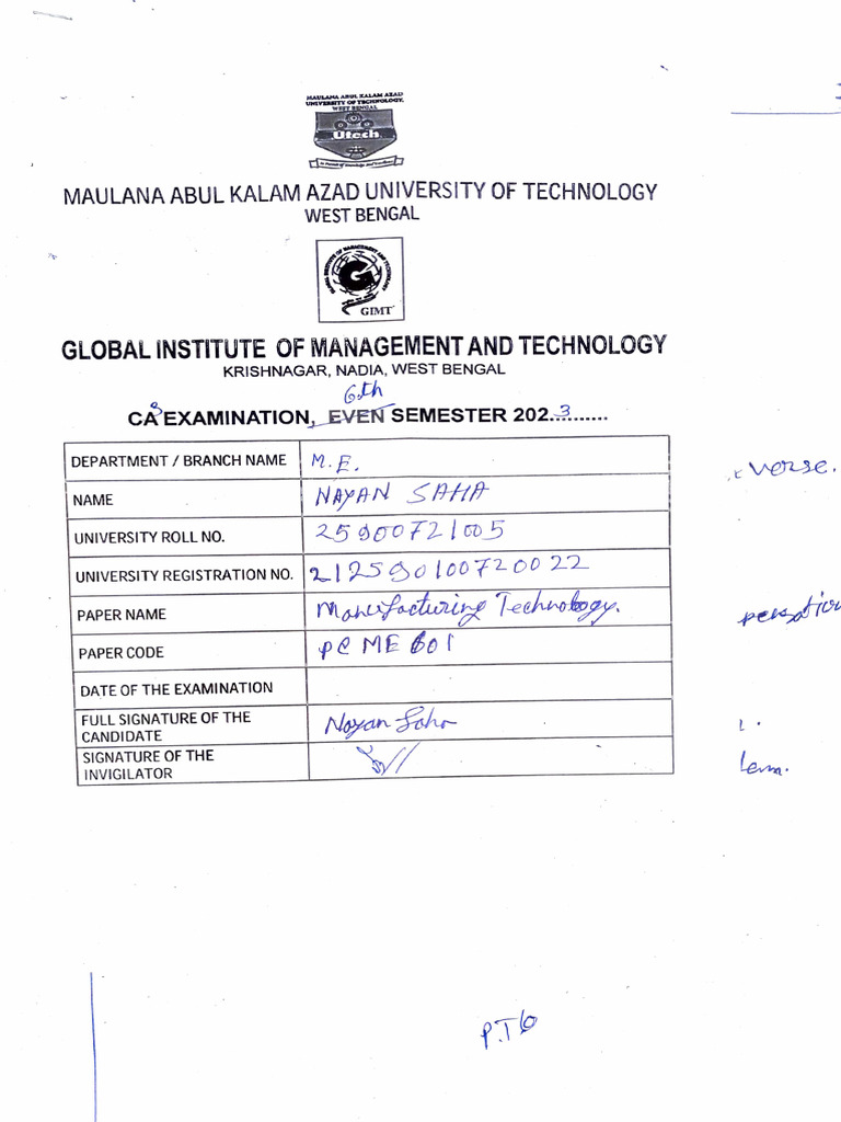 Nayan Saha - Ca3 - MP | PDF