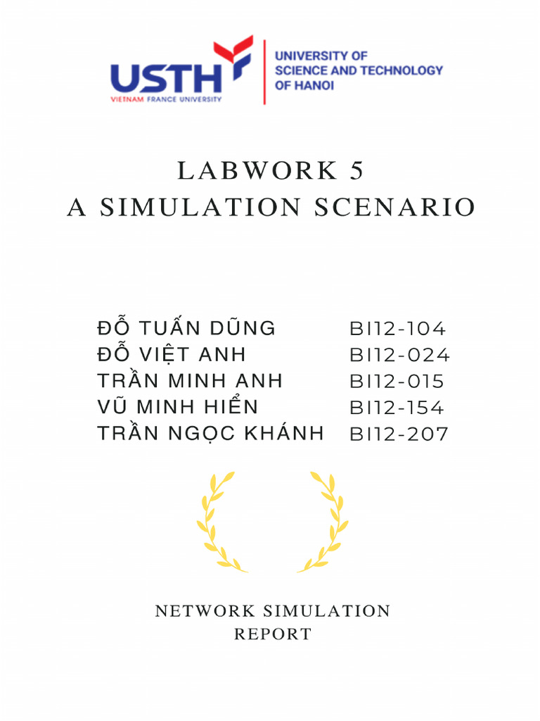 NETWORK SIMULATION - Group 1's LABWORK 5 Report | PDF | Computer Network | Port (Computer ...