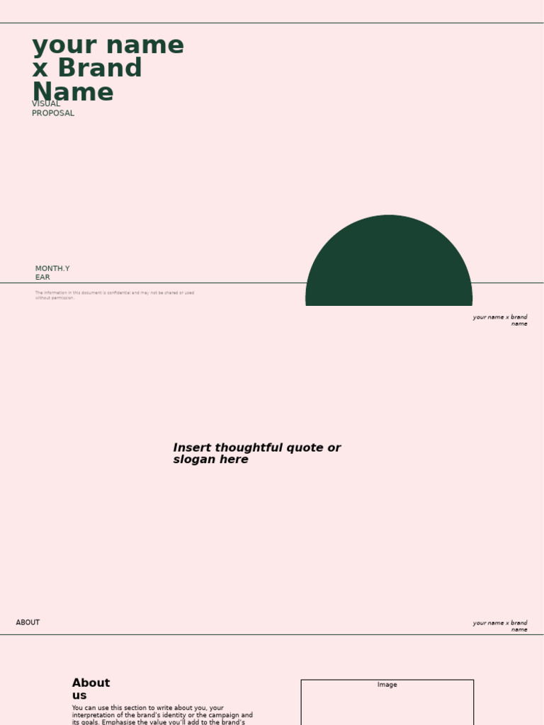 Visual Proposal Template | PDF