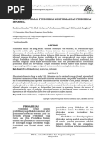 Pendidikan Formal, Informal, dan Nonformal | PDF