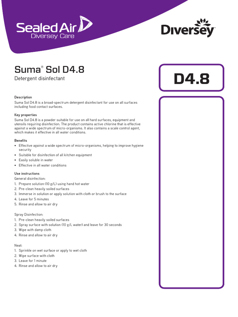 Suma Sol | PDF | Disinfectant | Water