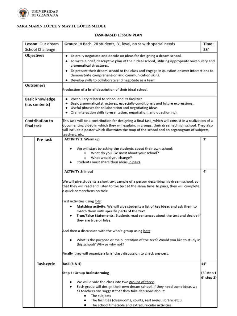 Microteaching Task Based | PDF | Reading Comprehension | Learning