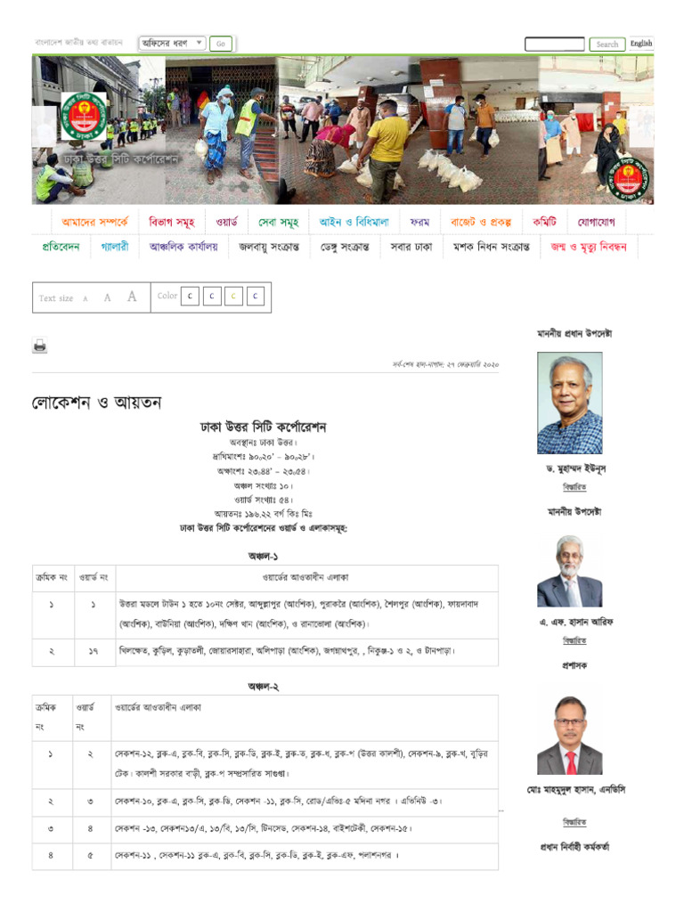 DNCC Ward List | PDF