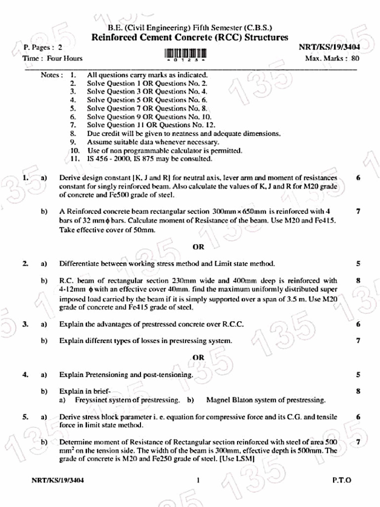 RCC Questions Papers | PDF