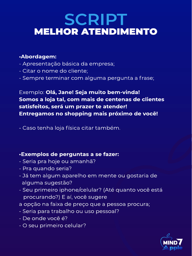 Script Atendimento | PDF