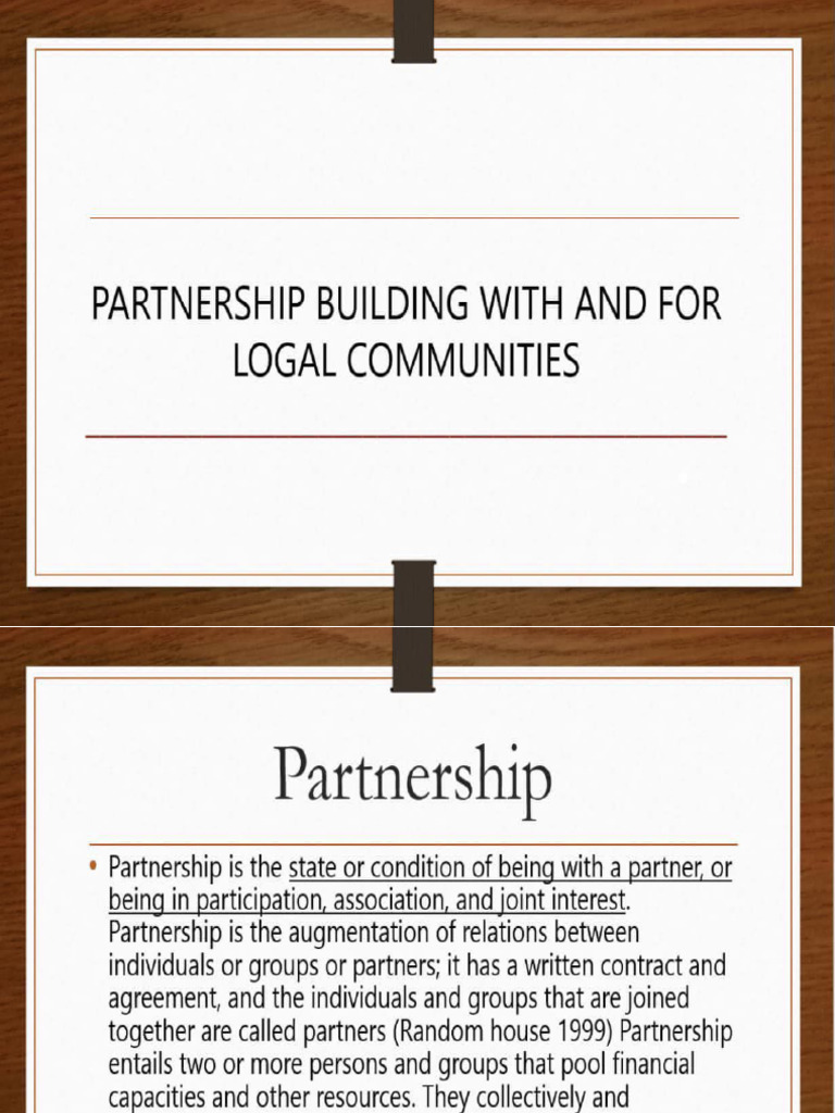 PARTNERSHIP | PDF