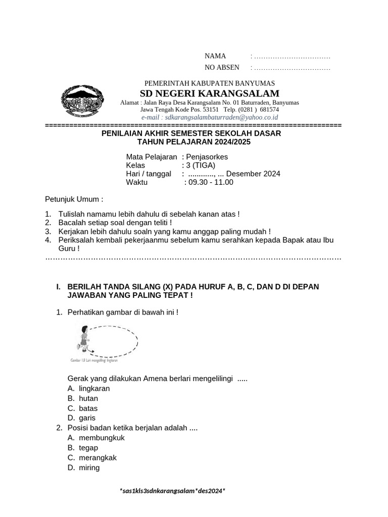 Sas GSL Kelas 3 | PDF