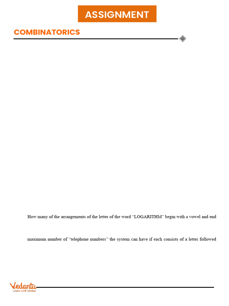 Combinatorics Assignment With Links | PDF | Triangle | Euclidean Geometry