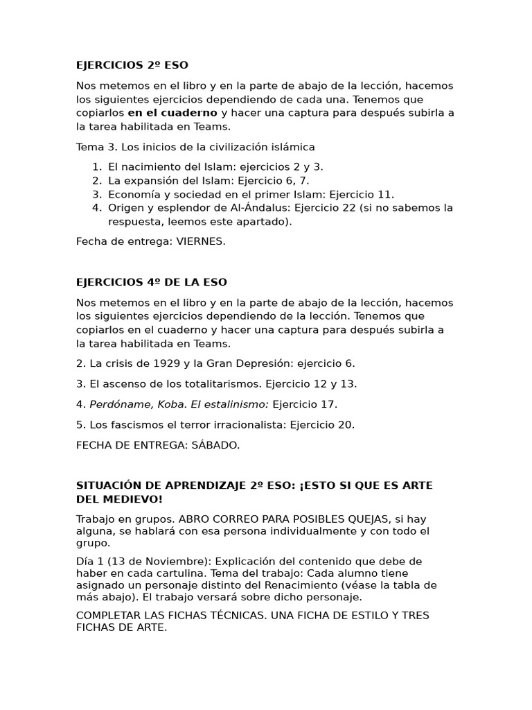 Ejercicios y Situciones de Aprendizaje 1 Ev. 1 | PDF | Vanguardia | Diseño