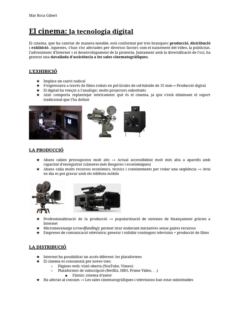 EL CINEMA | PDF
