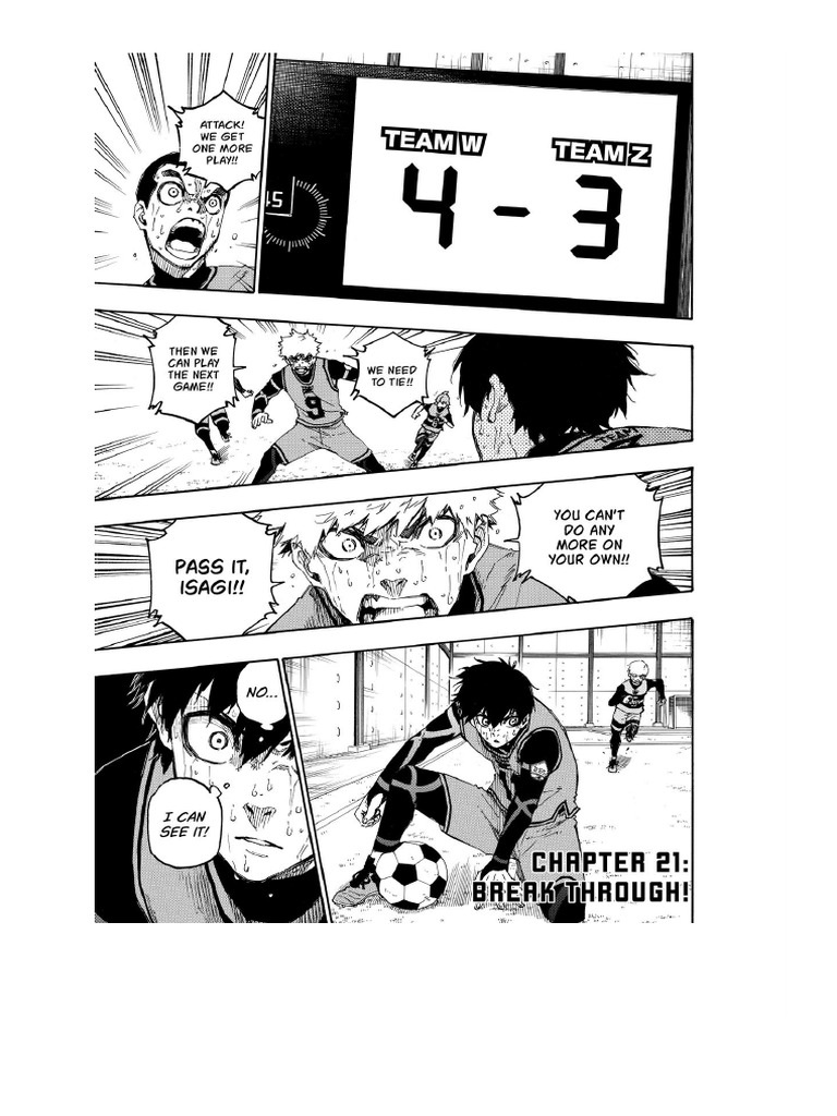 Blue Lock, Chapter 21 - Blue Lock Manga Online | PDF