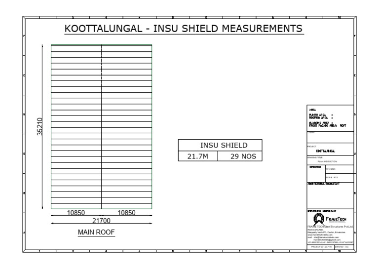 23.7080.Kp.0-Warehouse Koottalungal - Insu Shield Sheet Measurements ...