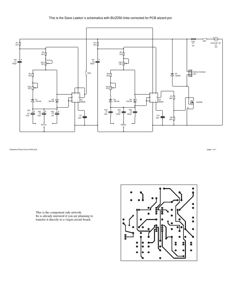3HHO Circuit Board Schematics | PDF