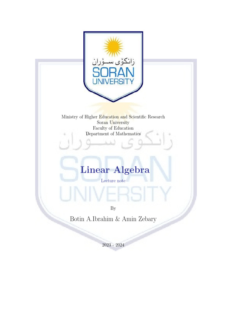 Linear Algebra47 Pdf Linear Map Vector Space