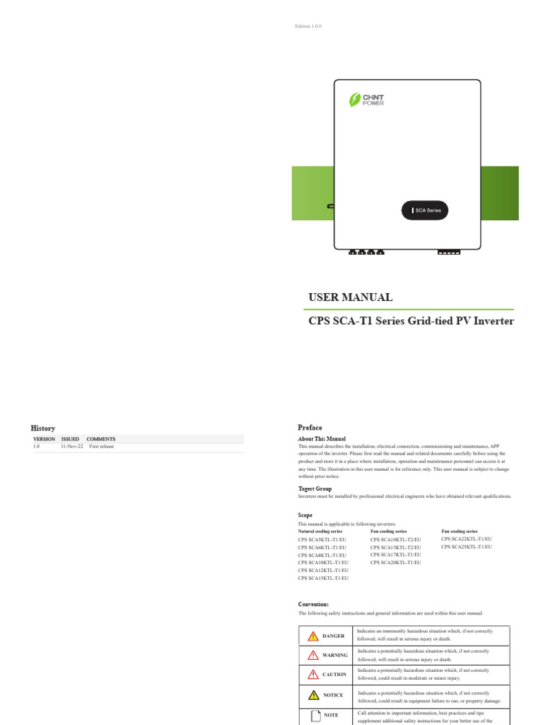 Chint | PDF | Photovoltaics | Power Inverter