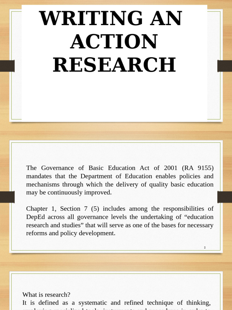Writing An Action Research | PDF | Equations | Mathematics