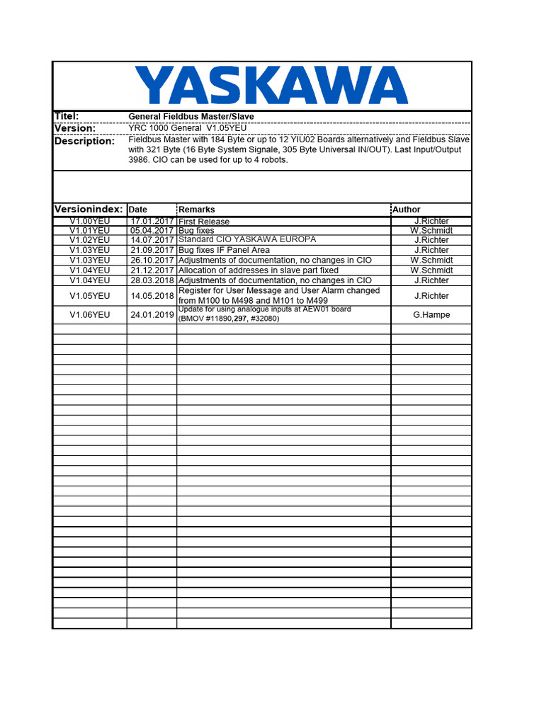 YRC1000 General BUS | PDF | Computer Hardware | Computer Architecture