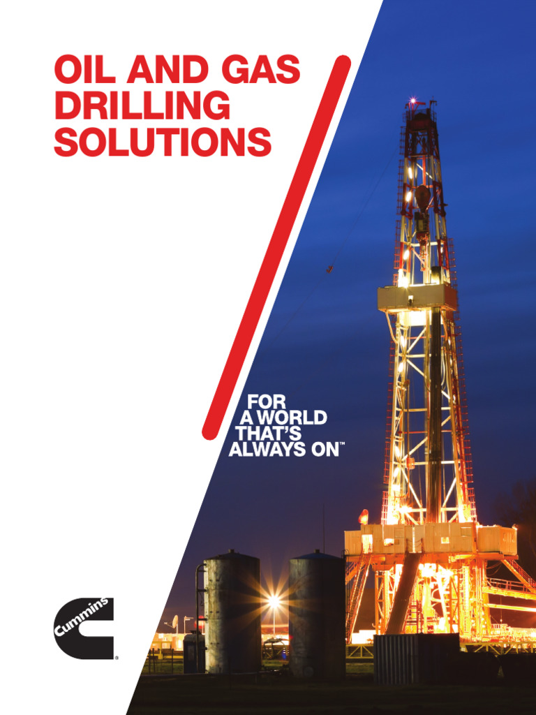 Cummins Power For Oil and Gas Drilling Brochure | PDF | Cummins | Oil Well