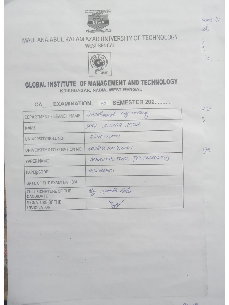 Roll no-25900720001CA3Raj Kumar Saha | PDF