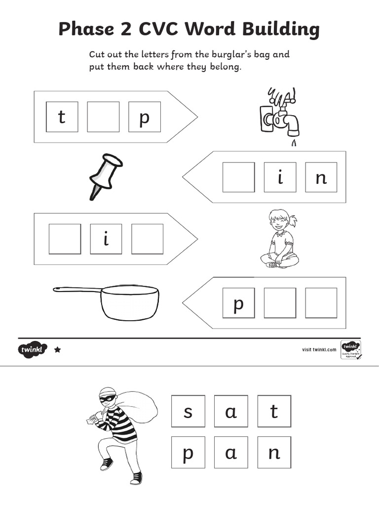 CVC Word Building | PDF