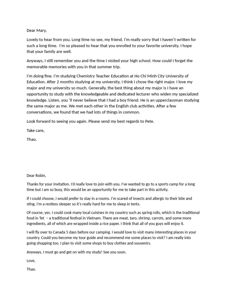 Dear Mary | PDF